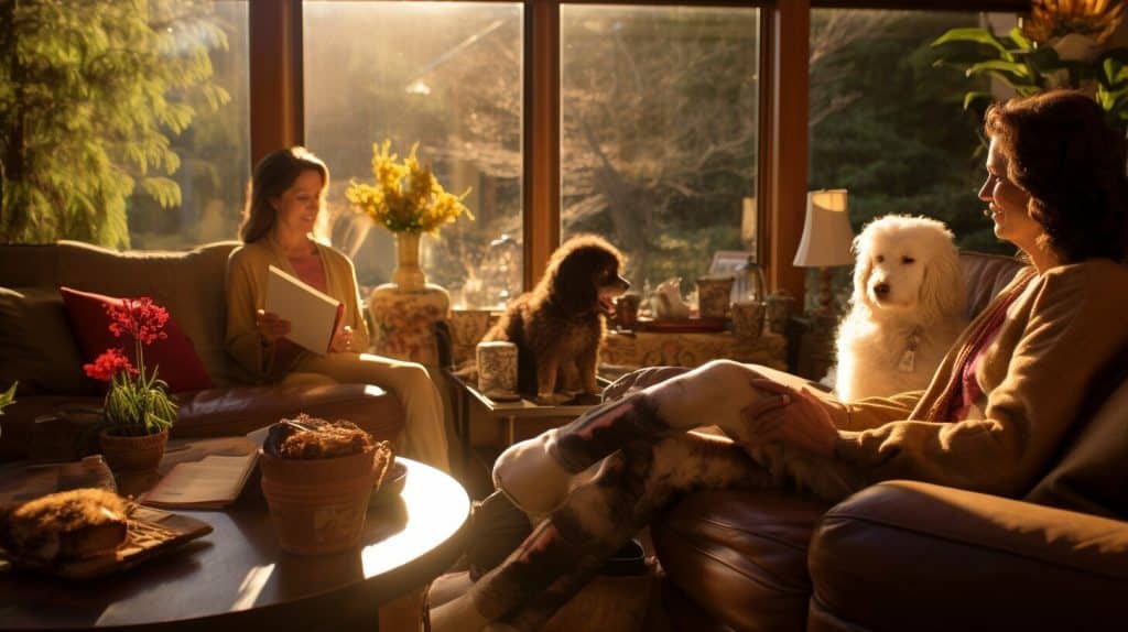 Does Joyce Meyer have three golden retrievers?